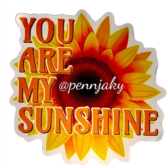 sunflowers | Accessories | 2 For 9 Or 4 For 5 Pretty Sunflower Sticker ...